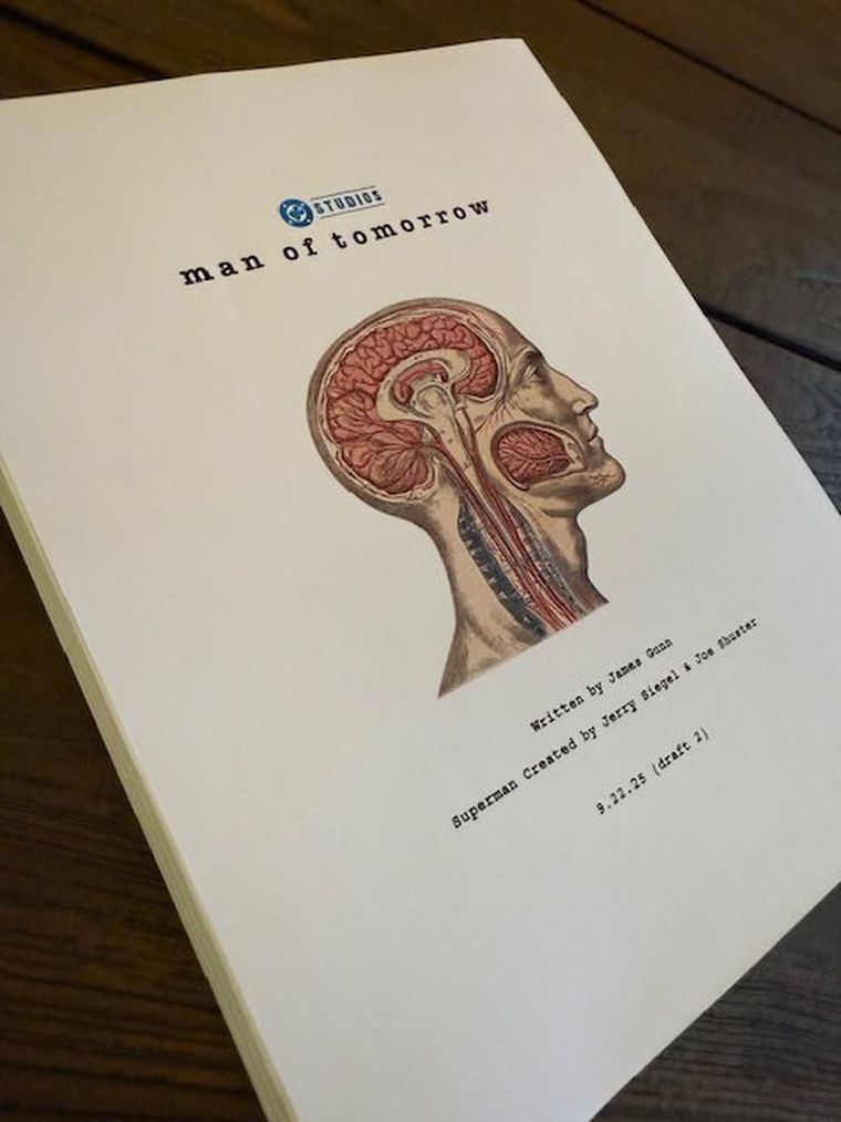 James Gunn comparte un vistazo del guion de Man of Tomorrow ¿presentó ...