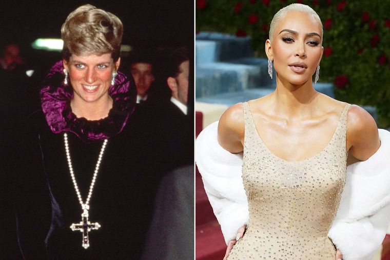 Kim Kardashian compró uno de los collares más famosos de Lady Di por ...