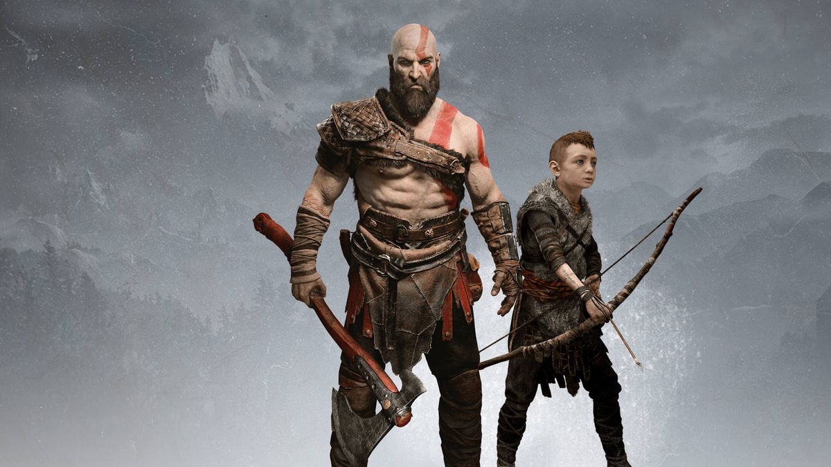 Kratos y Atreus en el primer vistazo de God of War, la serie live-action