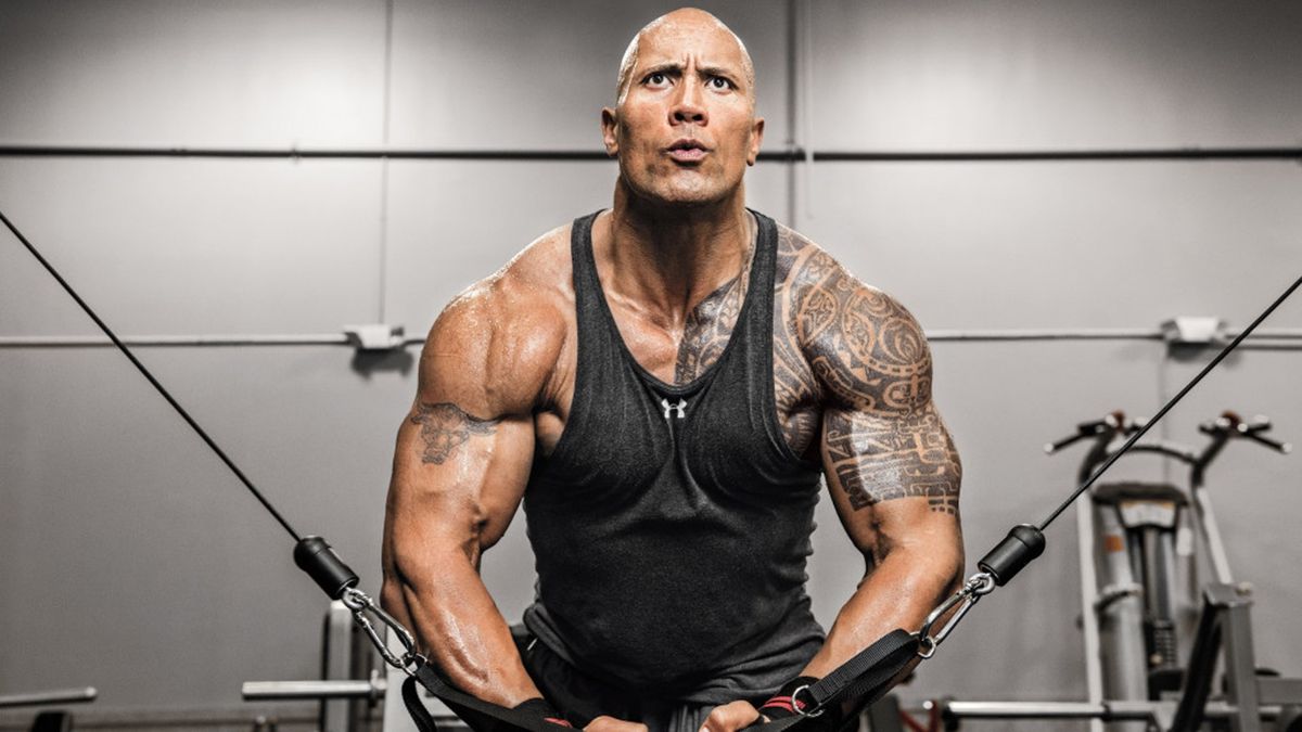 Una montaña de músculos: Dwayne la Roca Johnson mostró su impresionante ...