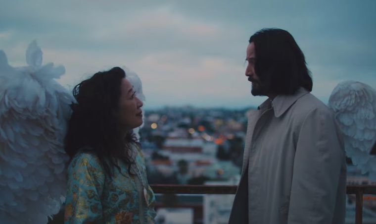 Keanu Reeves se convierte en un ángel para la comedia dirigida por Aziz ...