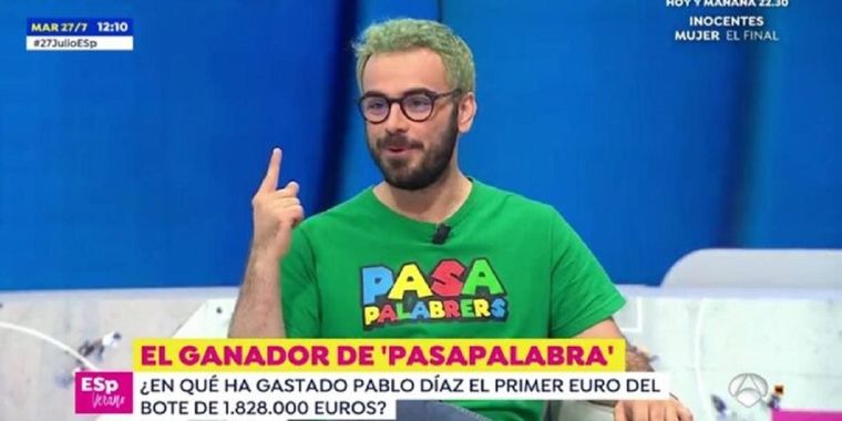 Reapareció Pablo Díaz y contó en qué gastará el dinero que ganó en ... Reapareció Pablo Díaz y contó en qué gastará el dinero que ganó en ...